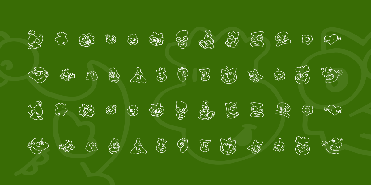 33 Free Face Fonts · 1001 Fonts