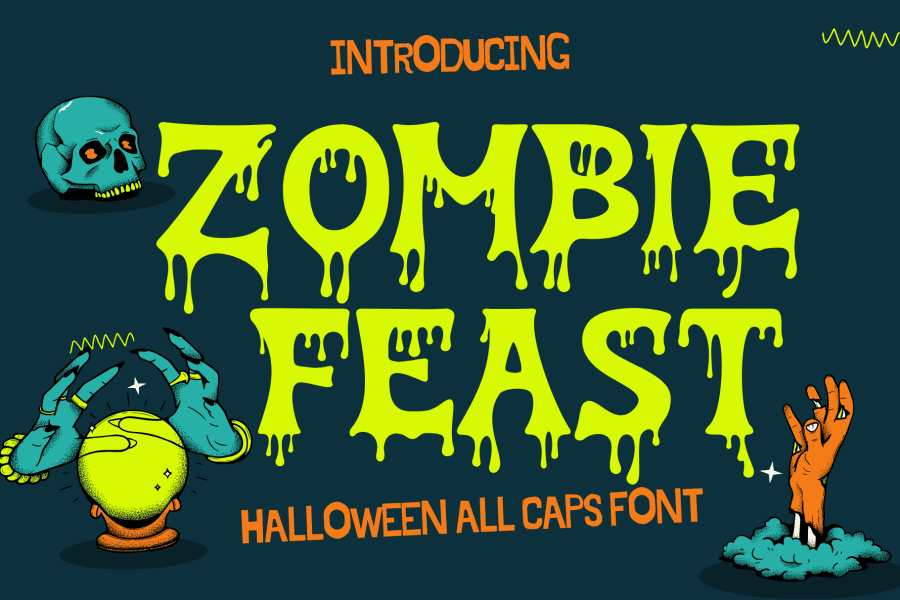 Zombie Feast Free Font · 1001 Fonts