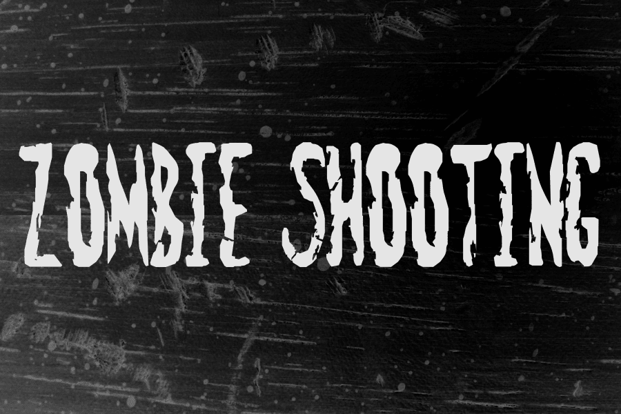 Zombie Shooting Font · 1001 Fonts