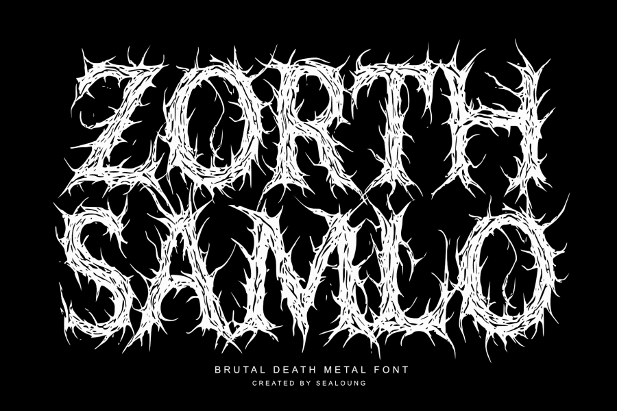 Zorth Samlo Font · 1001 Fonts