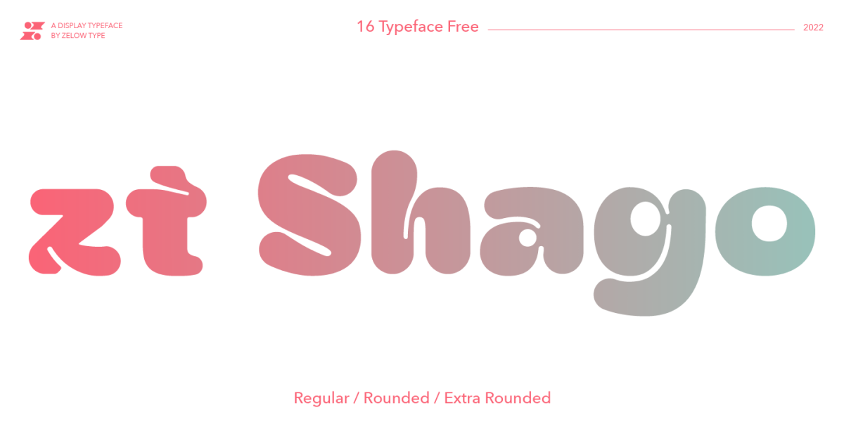 Zt Shago Font Family · 1001 Fonts