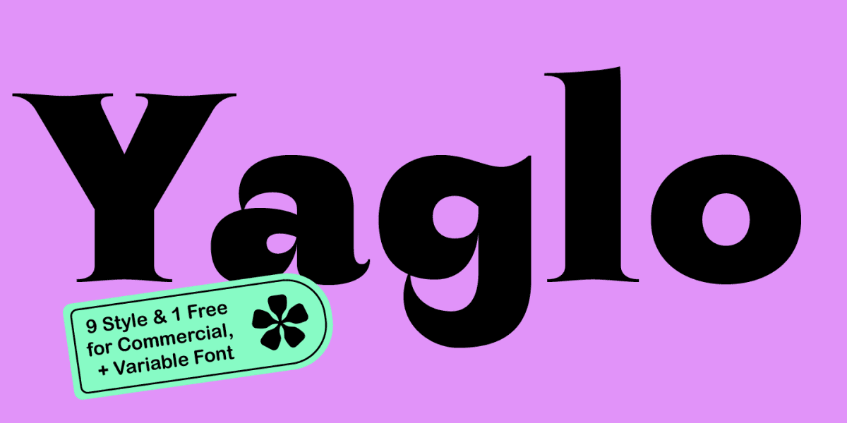 ZT Yaglo Font · 1001 Fonts