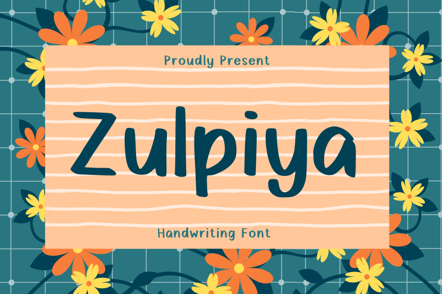 Zulpiya Font · 1001 Fonts