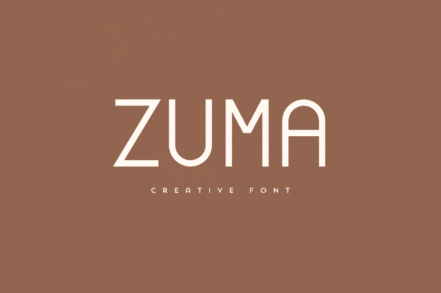Zuma Font · 1001 Fonts